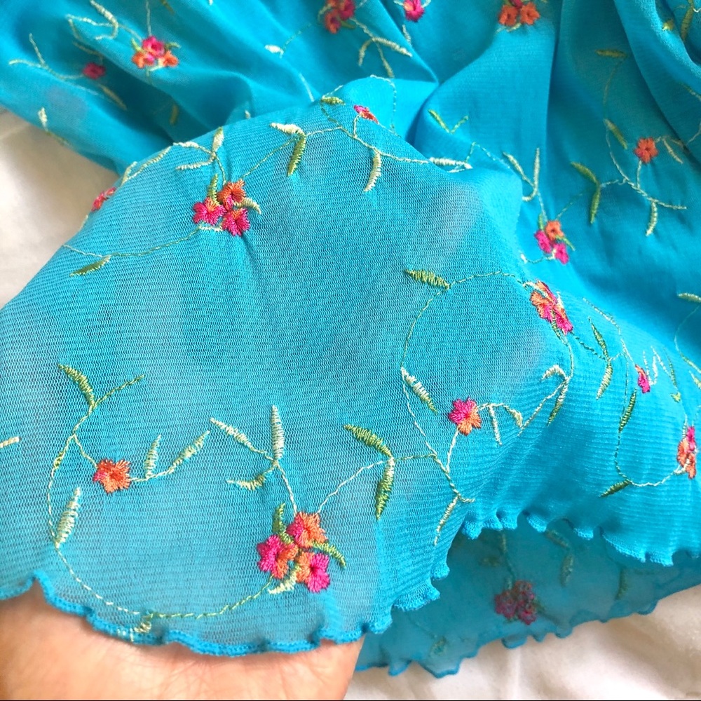 Rare Vintage Victoria’s Secret Mesh Chemise Top - Gem